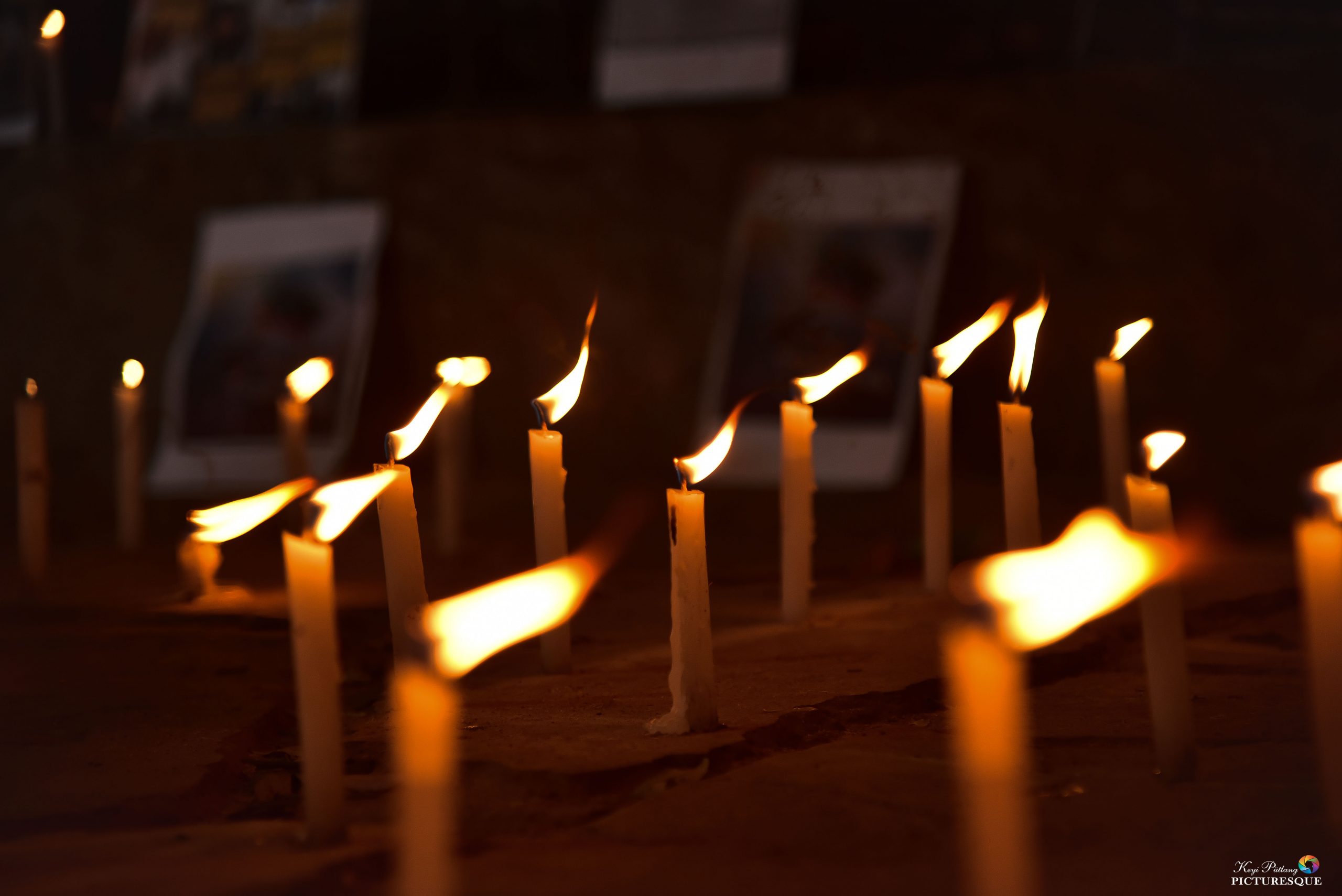In photos: Candlelight vigil held in Dimapur in solidarity with Myanmar