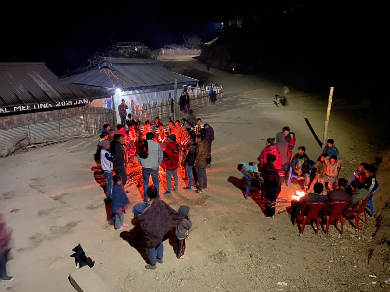 How this Naga village finally felt the 'sun's warmth' at night | EastMojo