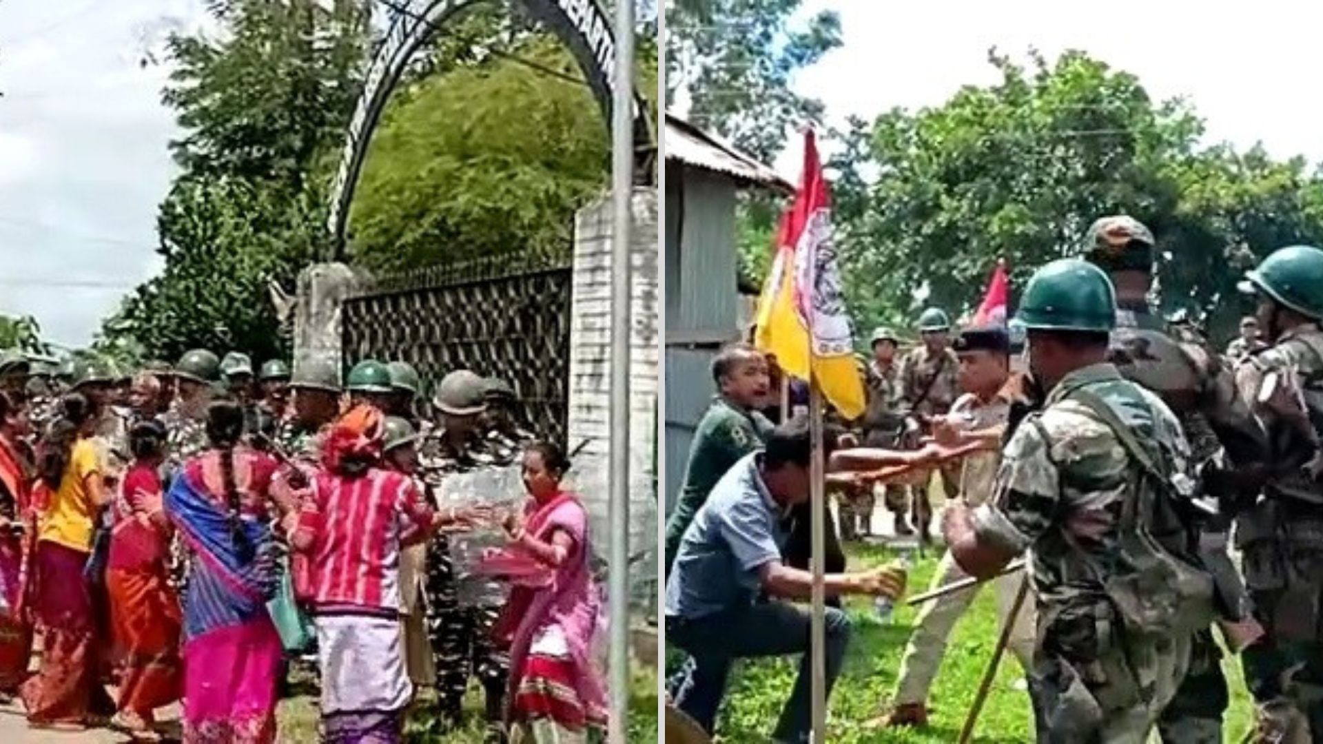 Tripura: Several hurt as BJP, TIPRA supporters clash in Teliamura ...