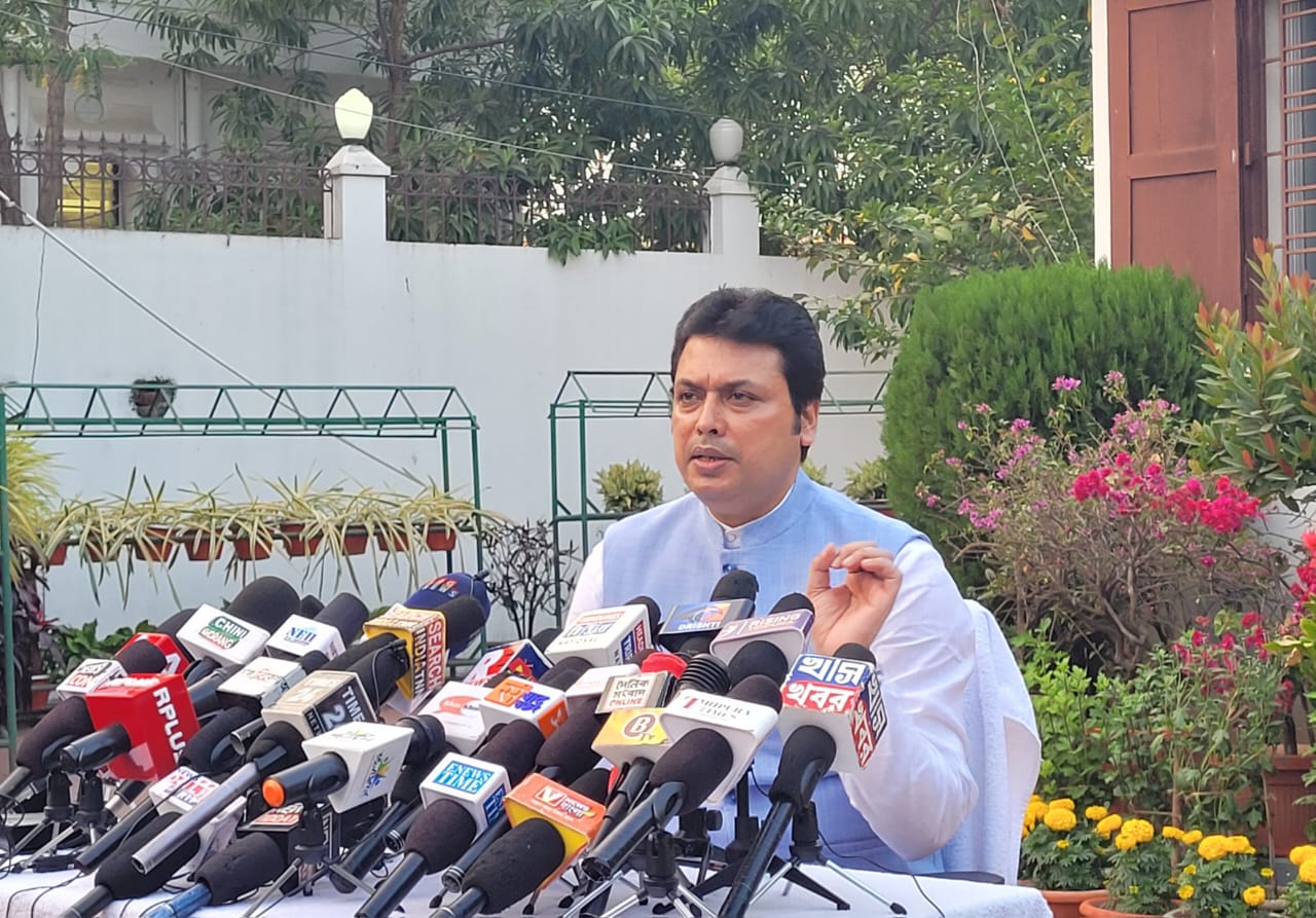 TIPRA has no options sans BJP, new equations on play: Biplab Deb