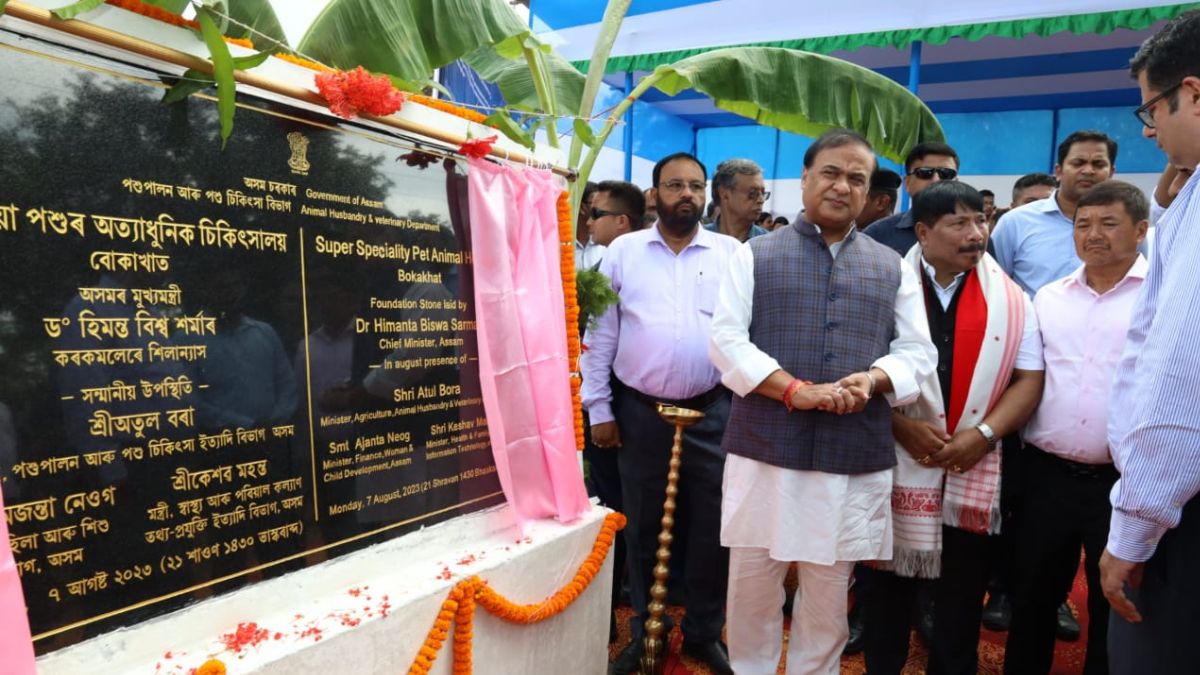 Assam CM unveils projects worth Rs 85 crore in Golaghat
