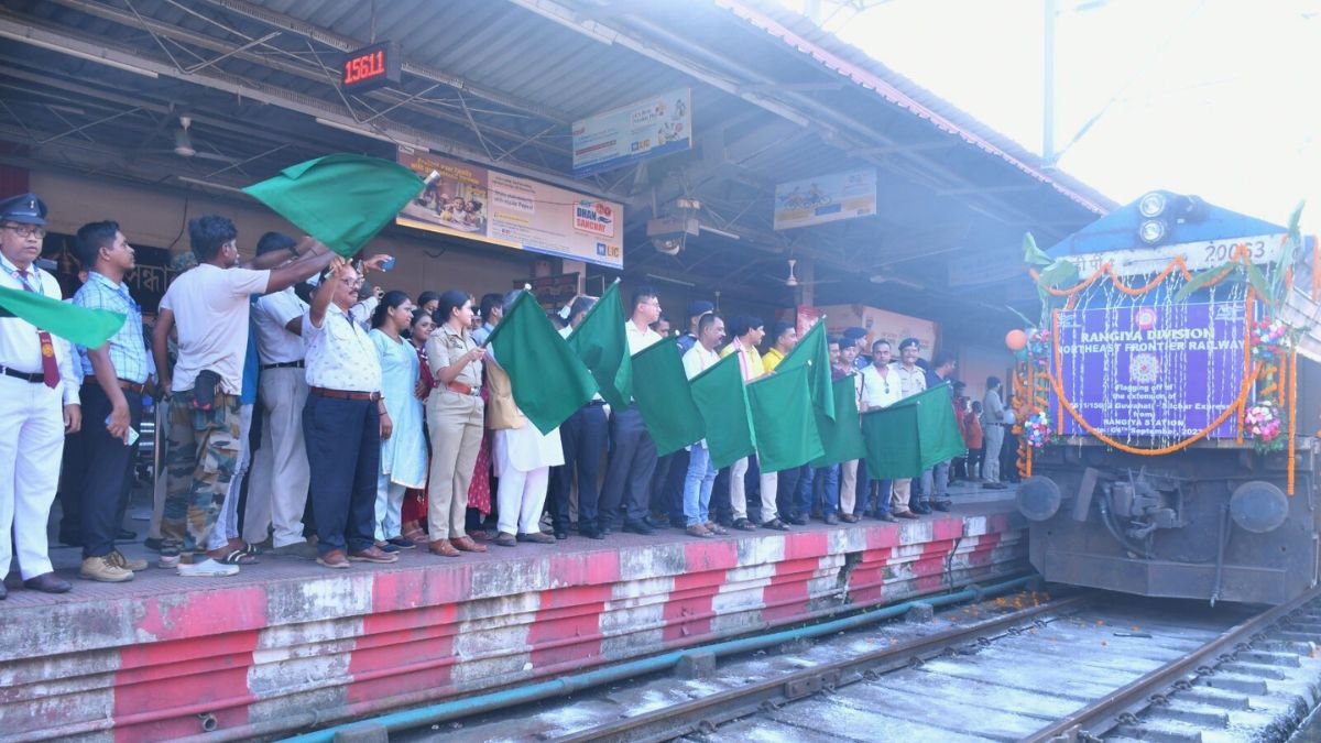 Assam: Extension of Silchar-Guwahati train services to Rangiya commences