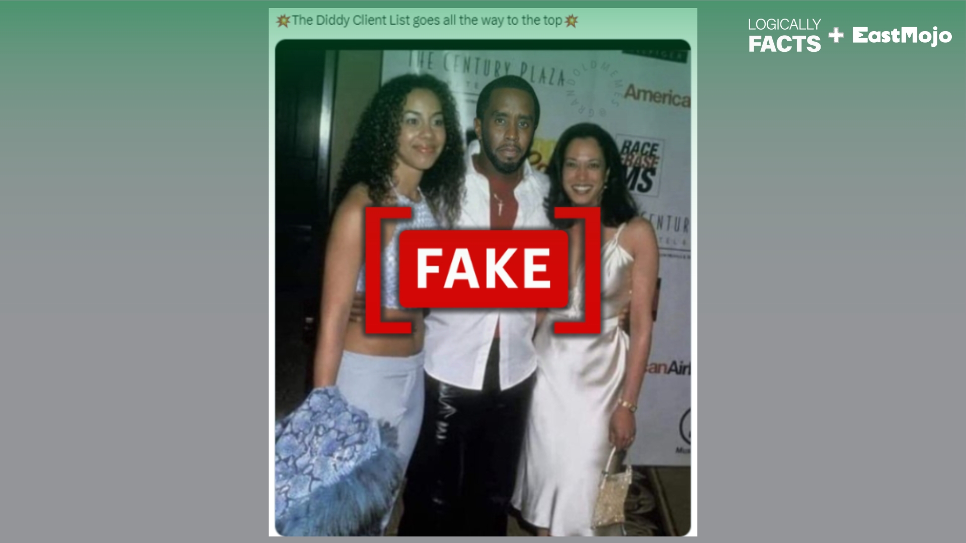 Viral image supposedly showing Kamala Harris with Sean 'Diddy' Combs is ...